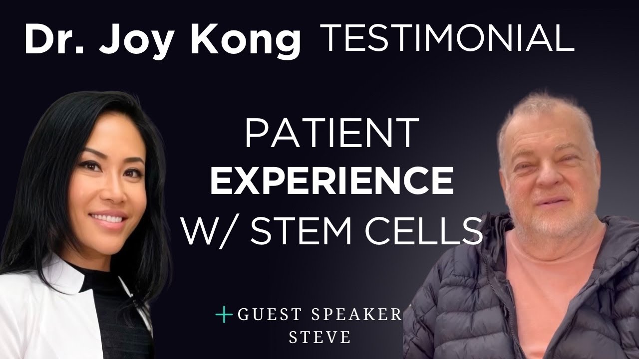 Stem Cells Testimonial | Dr. Joy Kong's patient, Steve - YouTube