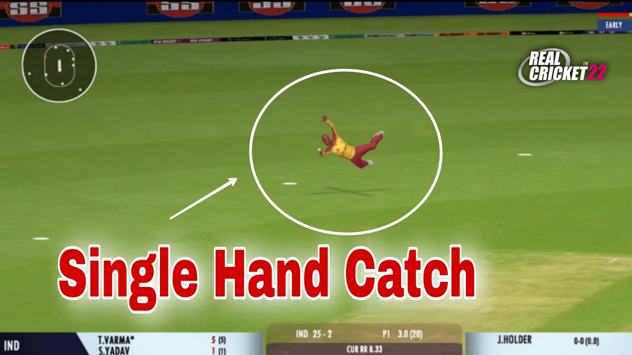 Single Hand Catch - India vs West Indies T20 Match 2023 in Real Cricket ...