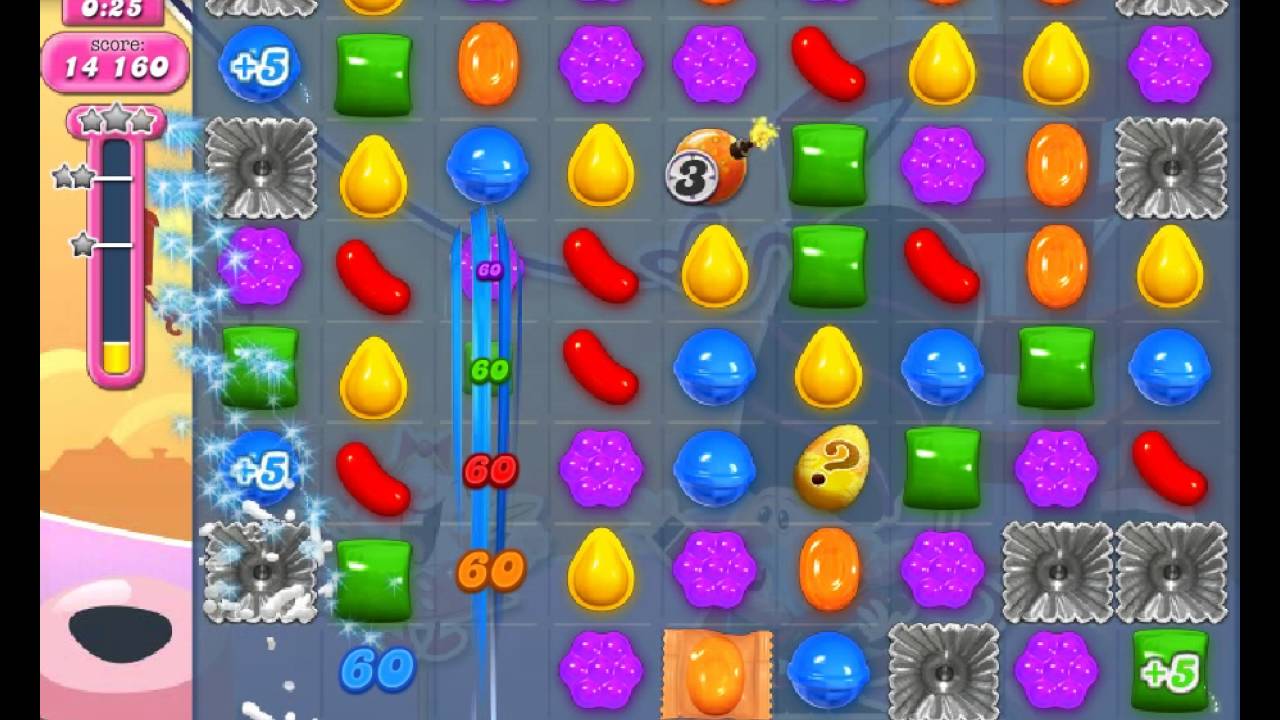 Candy Crush 1850 without booster - YouTube