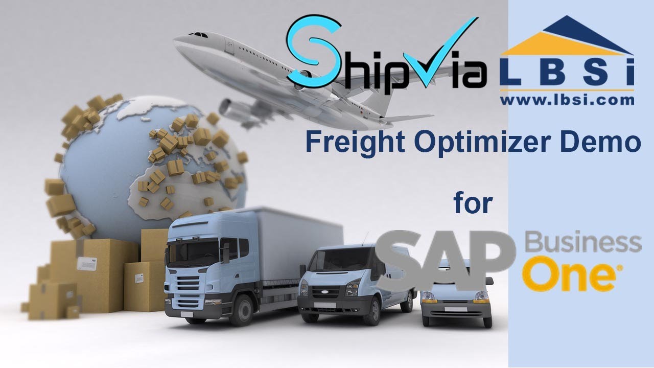ShipVia LBSi Freight Optimizer Demo - YouTube