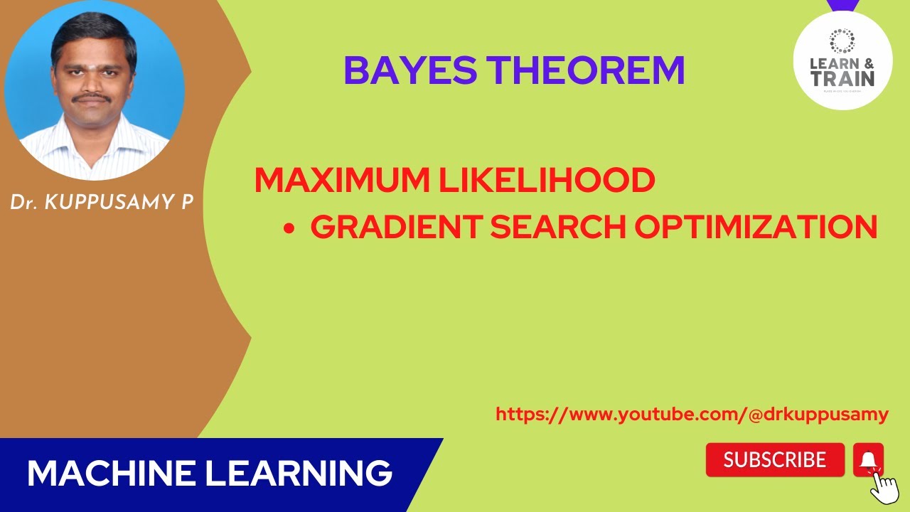 24 Gradient Search to Maximum Likelihood in Neural Network - YouTube