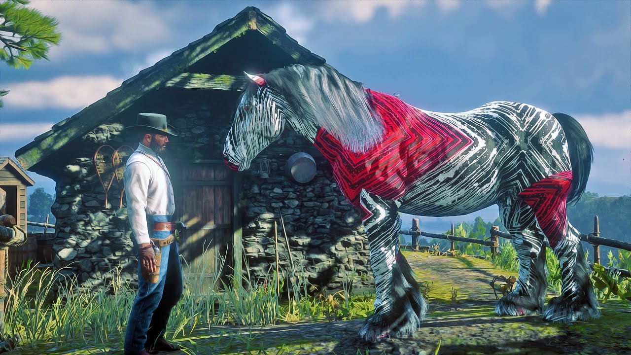 Arthur Morgan Finds the RAREST Horse at Meteor House! (RDR2 Secret ...