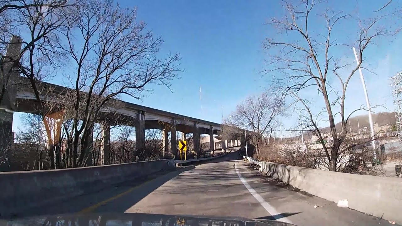 Ride along the Western Hills Viaduct in Cincinnati, Ohio - YouTube
