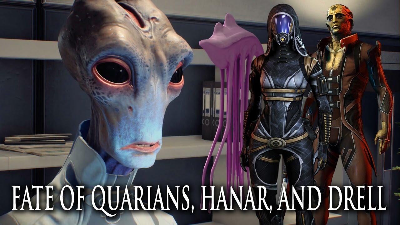 Mass Effect: Andromeda - Fate Of The Quarians, Hanar, And Drell - YouTube