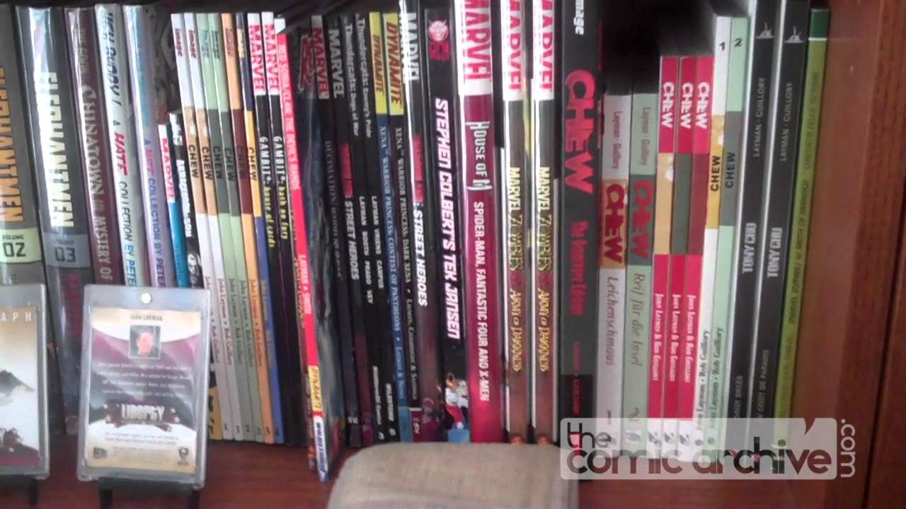 Chew Creator John Layman Gives a Tour of His Office - YouTube