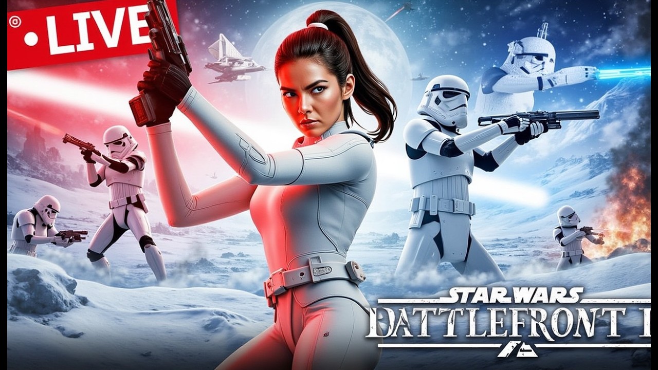 🔴LIVE - STAR WARS BATTLEFRONT II (2017) - GAMEPLAY - 10 HORAS - YouTube