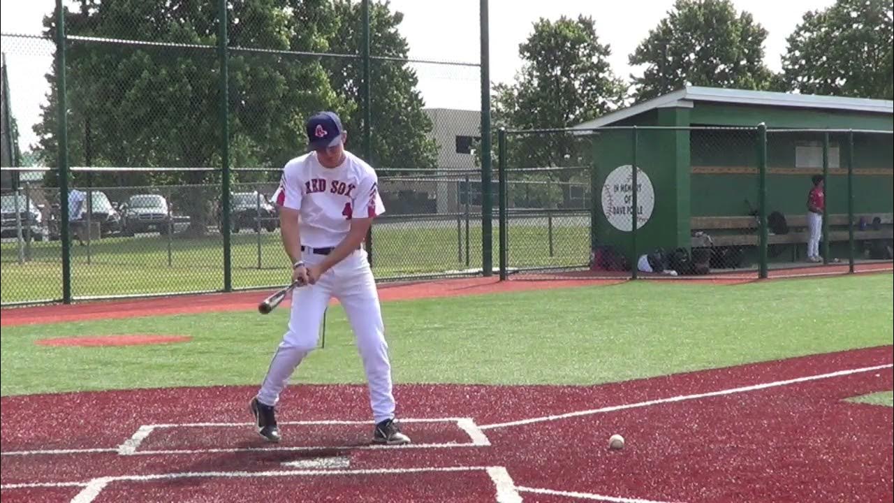 Jacob Hnath Hitting - Mid Atlantic Red Sox - Filmed June 2023 - www.PlayInSchool.com - YouTube