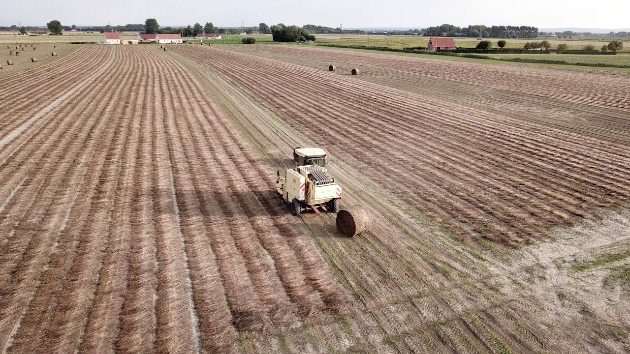 Enroulage lin Eta DRIEUX. 2018 - YouTube