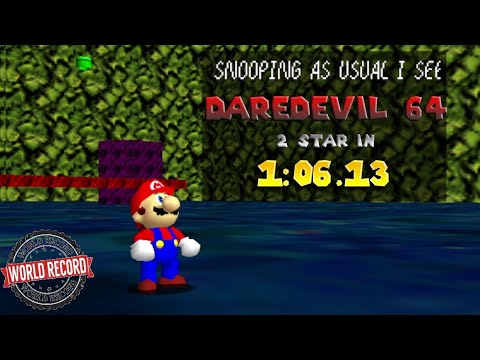 [WR] Daredevil 64 - 2 Star Speedrun in 1m06s130ms - YouTube
