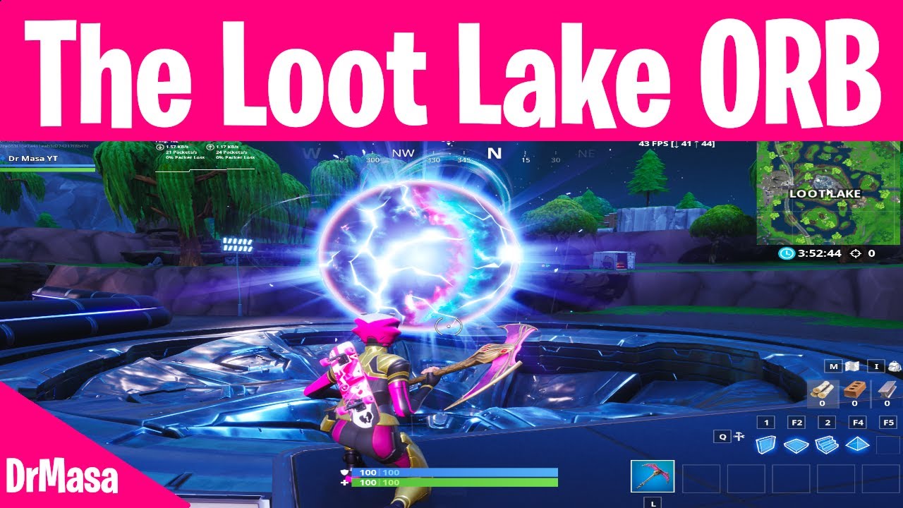 Fortnite | Loot Lake ORB begins to break apart | Zero Point ORP - YouTube