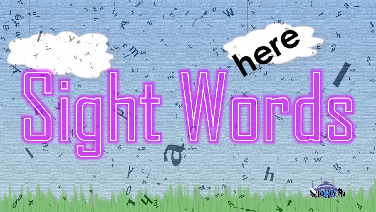 Dolch Sight Words: Level 1 Group 3 - YouTube