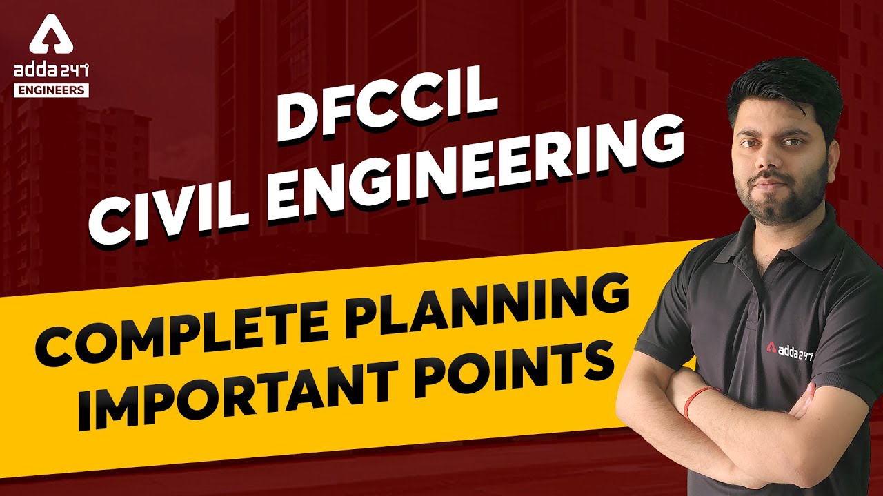 DFCCIL 2021 | DFCCIL Civil Executive | Complete Planning | Important ...