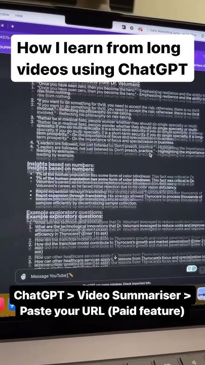 Using ChatGPT for LONG Podcasts / Lectures - Student Hack (Paid ChatGPT only) - YouTube