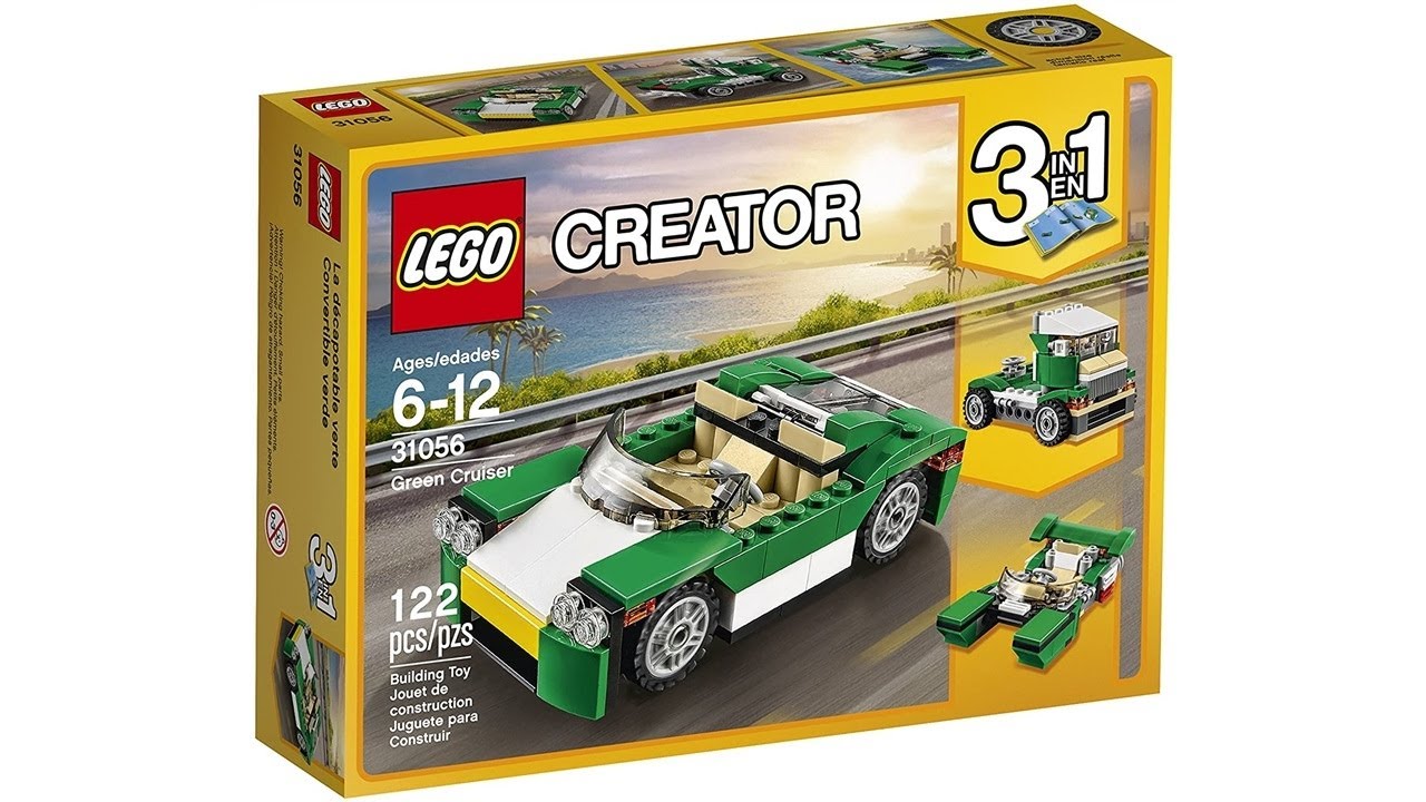 Lego Creator Green Cruiser 31056 Building Kit - YouTube