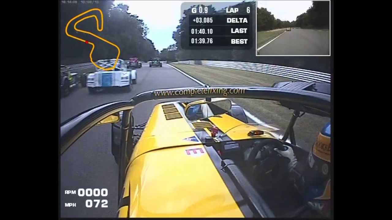 Caterham R300 Superlight - Crash at Brands Hatch GP - YouTube