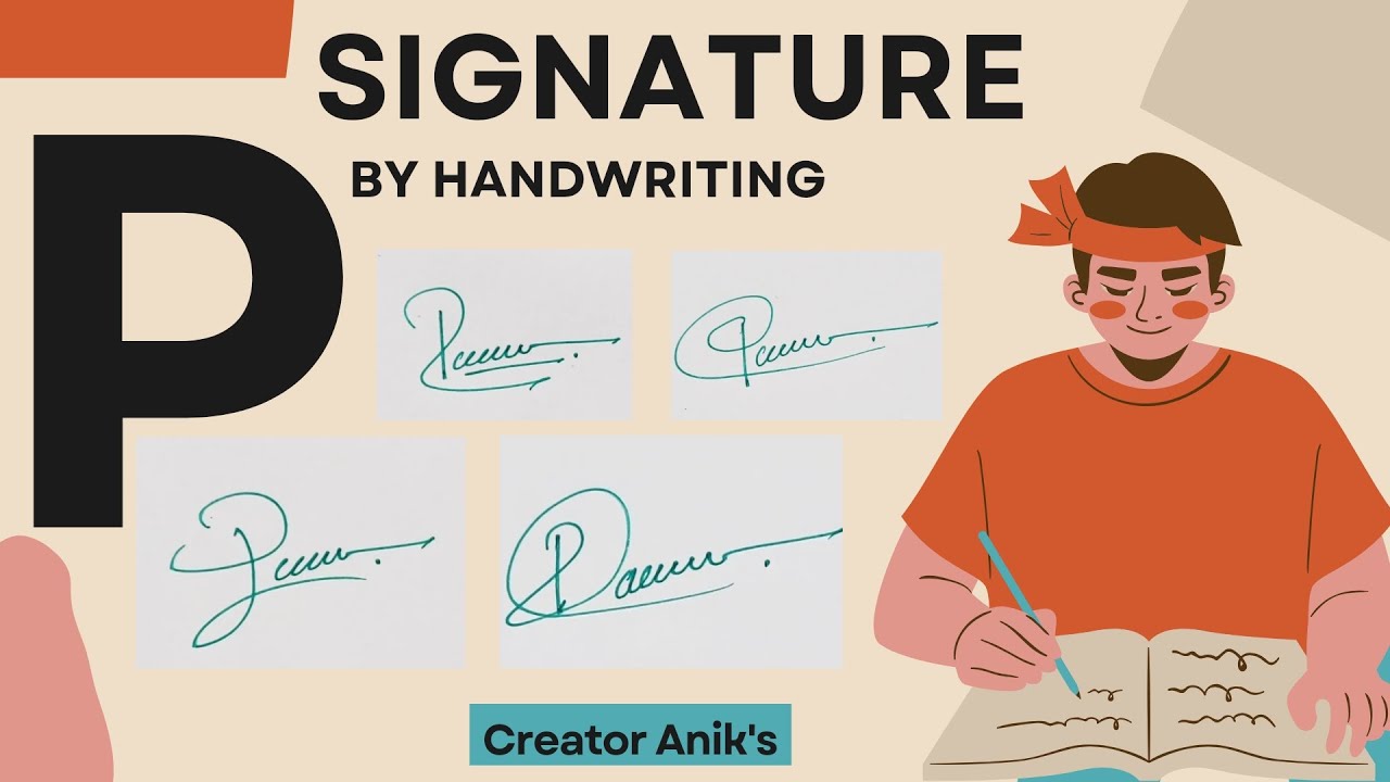 P Signature Style | Signature style of my name | P Unique name Ideas ...