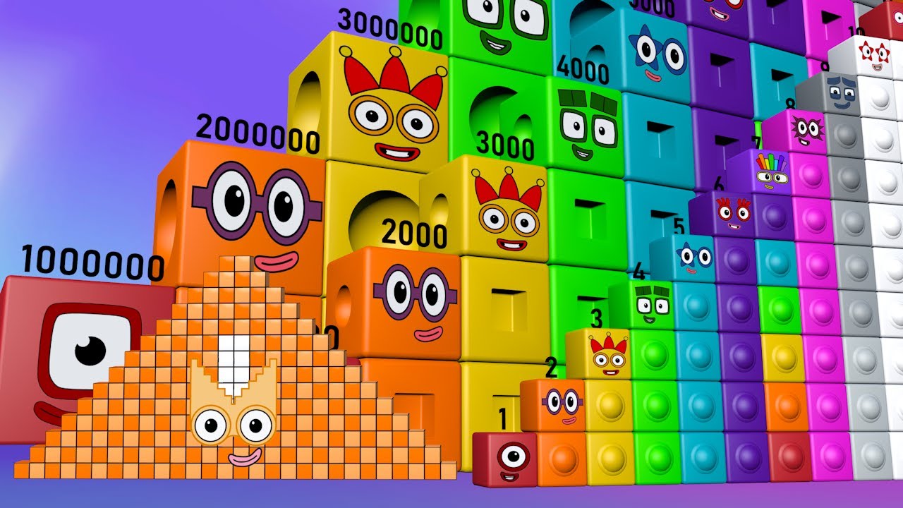 Numberblocks Puzzle Step Squad 210 210,000 25,000,000 MILLION BIGGEST ...