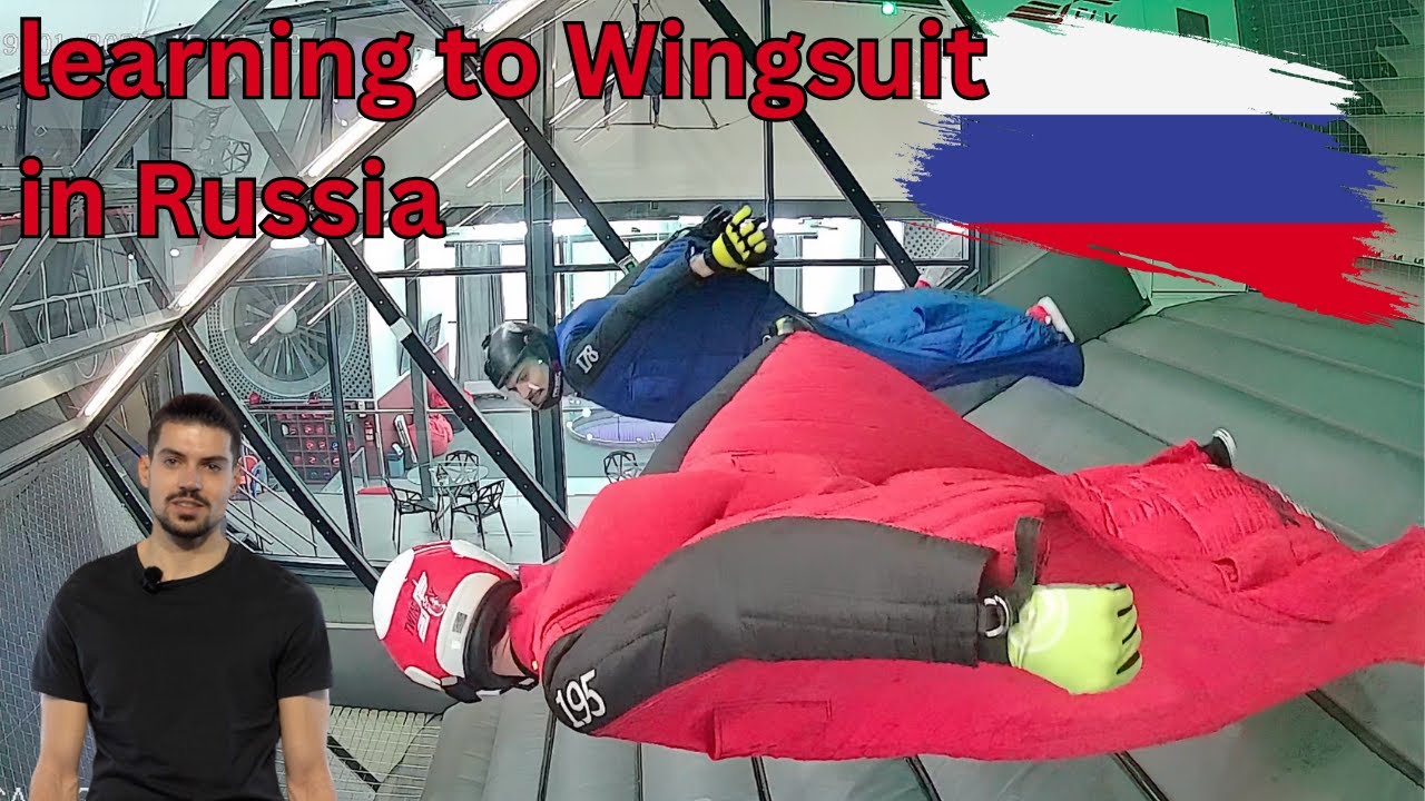I'm learning to fly a Wingsuit in a russian wind tunnel! TwinFly Perm - YouTube