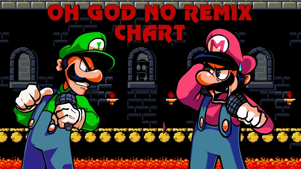 FNF Oh god no Remix -Chart- ( Mario Madness v2 ) - YouTube