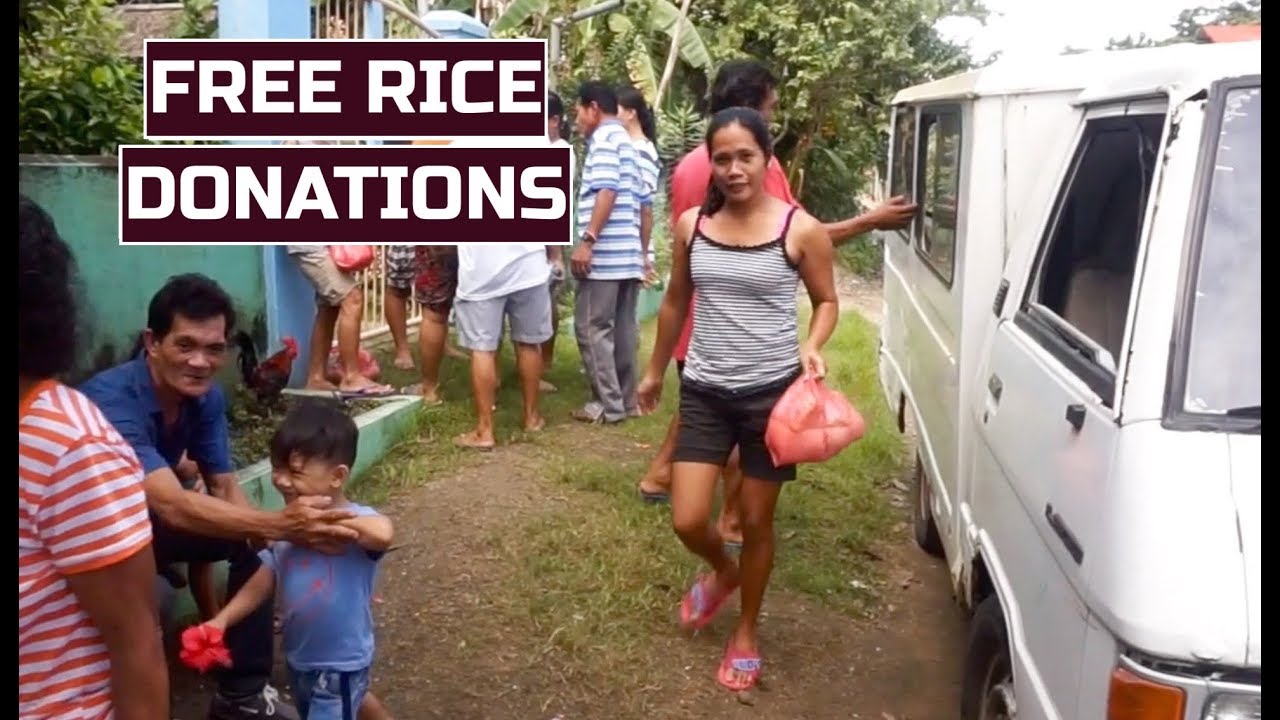 UNEXPECTED DONATIONS, Free Rice In Lahong Masbate - YouTube