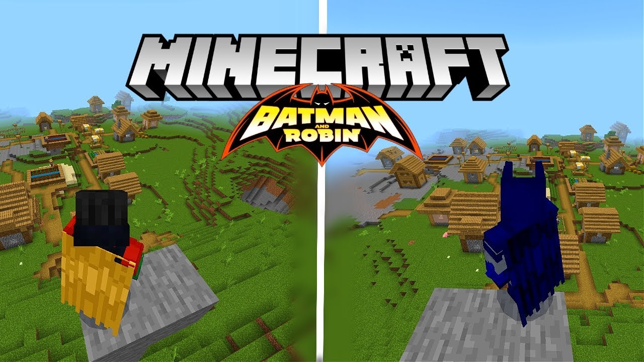 Nova Addon do BATMAN e ROBIN para Minecraft PE 1.20 | Bedrock addon ...