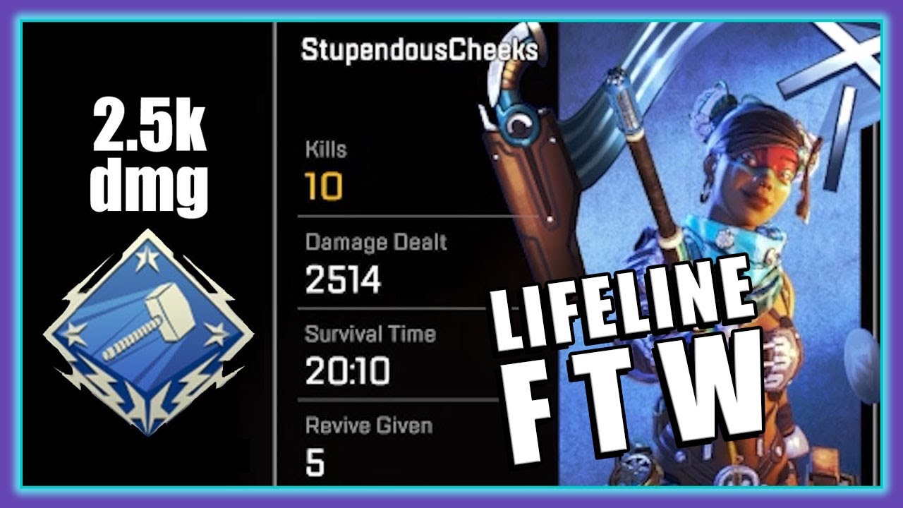 Is Lifeline's Buff OP? Apex Legends 2500 Damage Badge - YouTube
