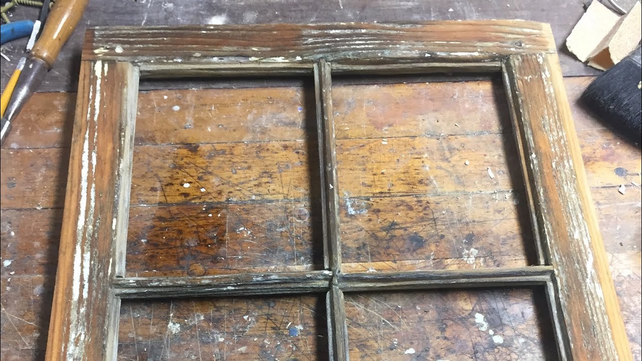 Antique Window Restoration - YouTube