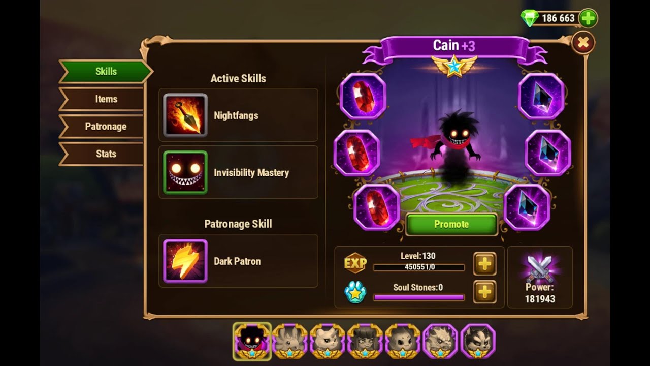 Hero Wars — Why Cain is a Good Combat Pet - YouTube