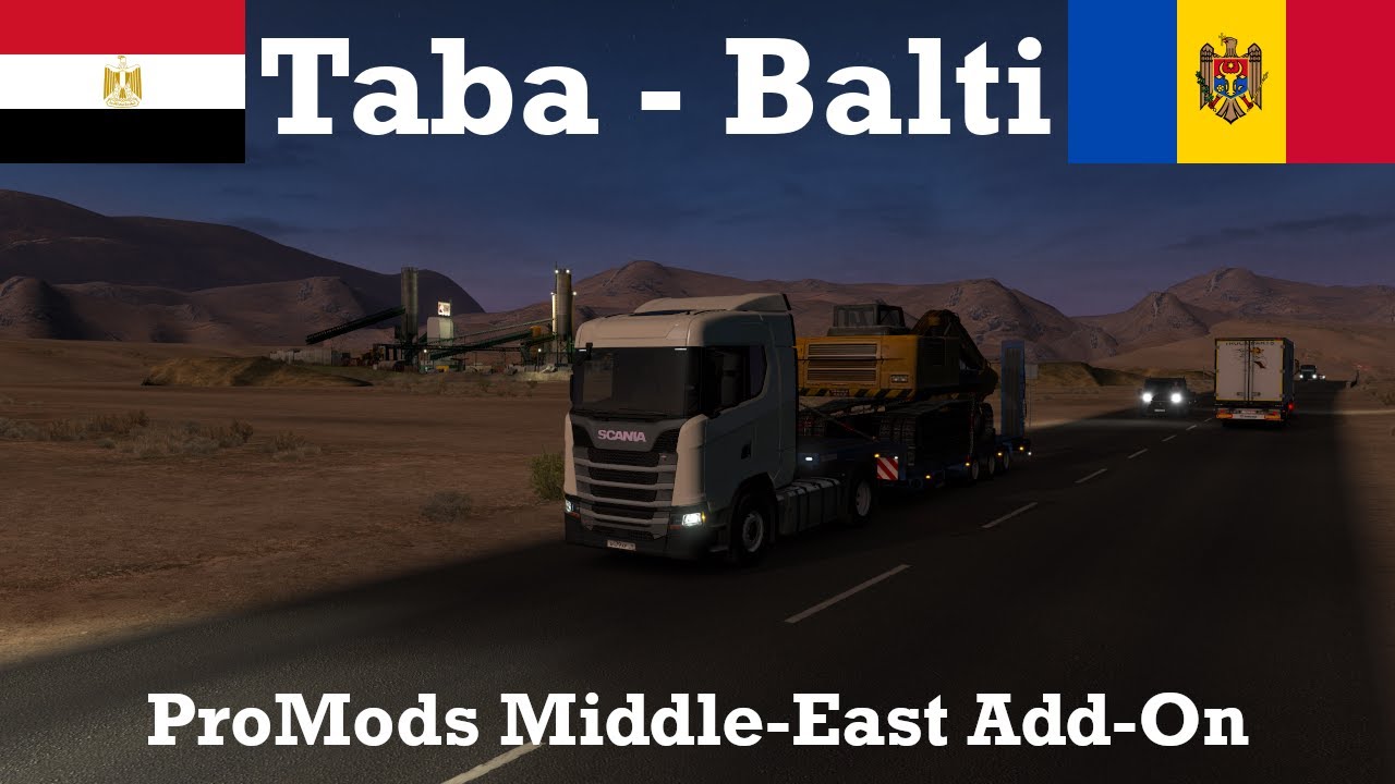Euro Truck Simulator 2 | ProMods 2.41 + Middle-East Add-On | Taba (ET ...