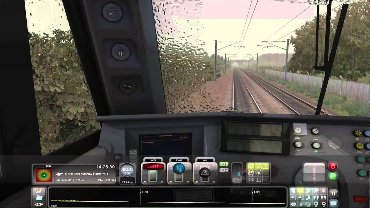RailSimulator Train Simulator #172 Class 92 Zwischen den Beinen - YouTube