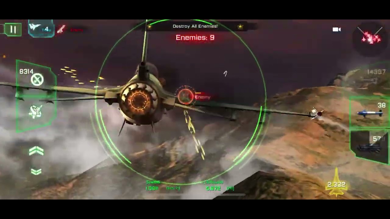 Fighter jet dangerous damage attacks on the enemy aircraft carrier and ...