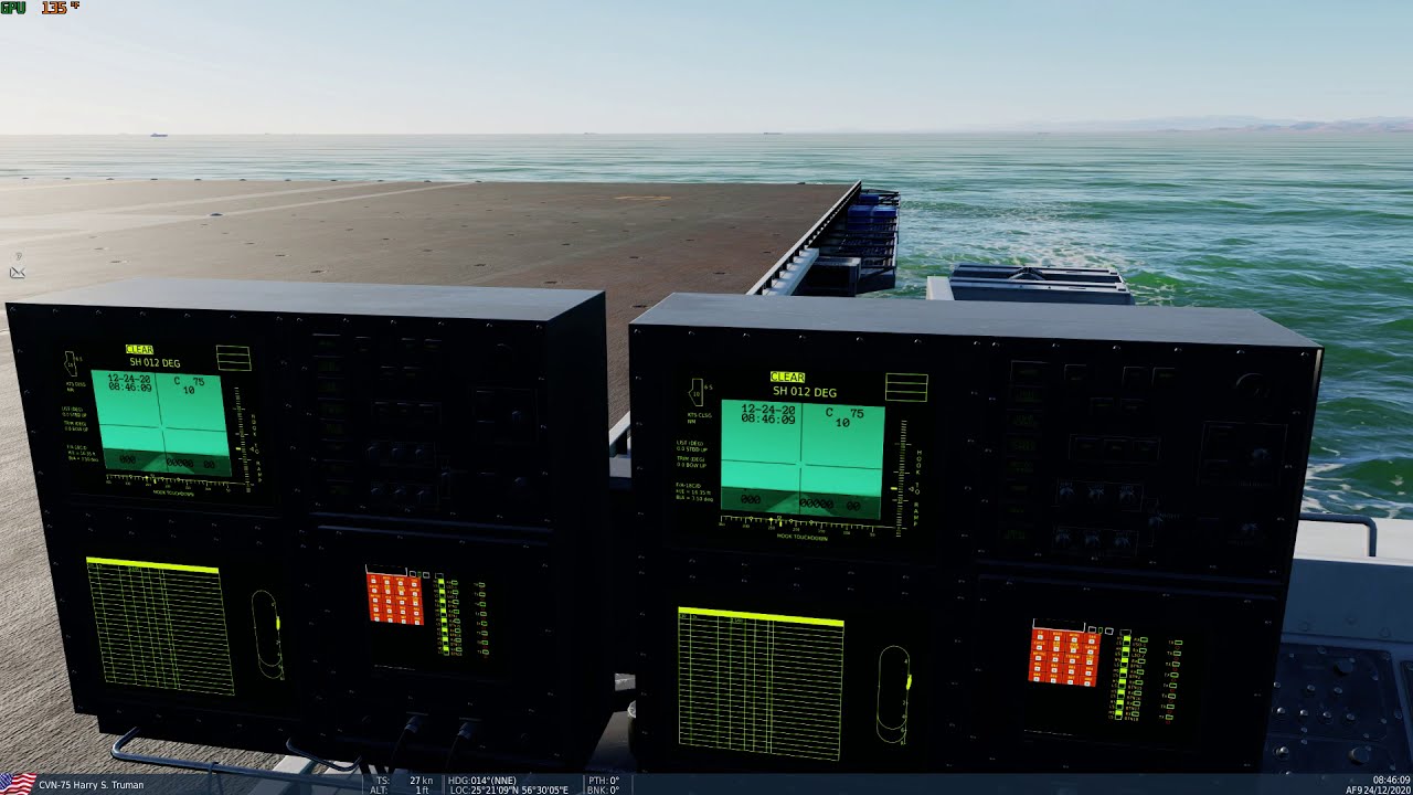 DCS super carrier LSO station F/A-18 carrier landing - YouTube