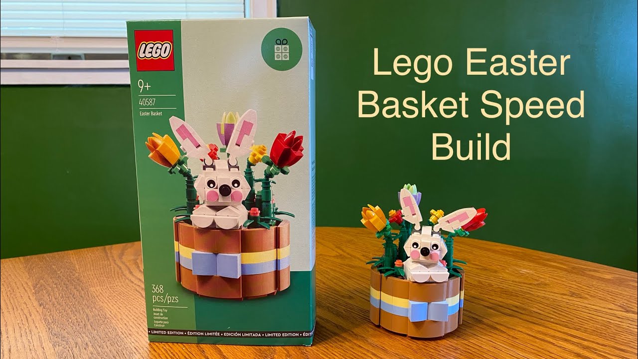 Lego Easter Basket 40587 Limited Edition Speed Build | Spring Bunny And ...