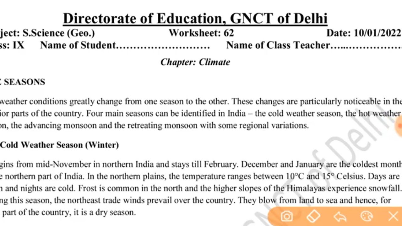 Social science worksheet 62 class 9 (10/1/22)English medium/worksheet ...