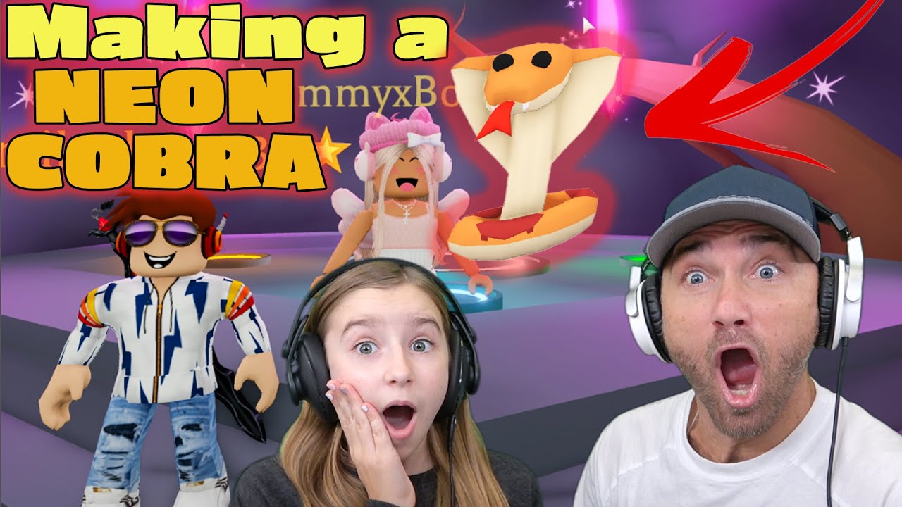 Making The 1st EVER NEON COBRA!! Roblox Adopt Me w/ Sopo Squad Gaming ...
