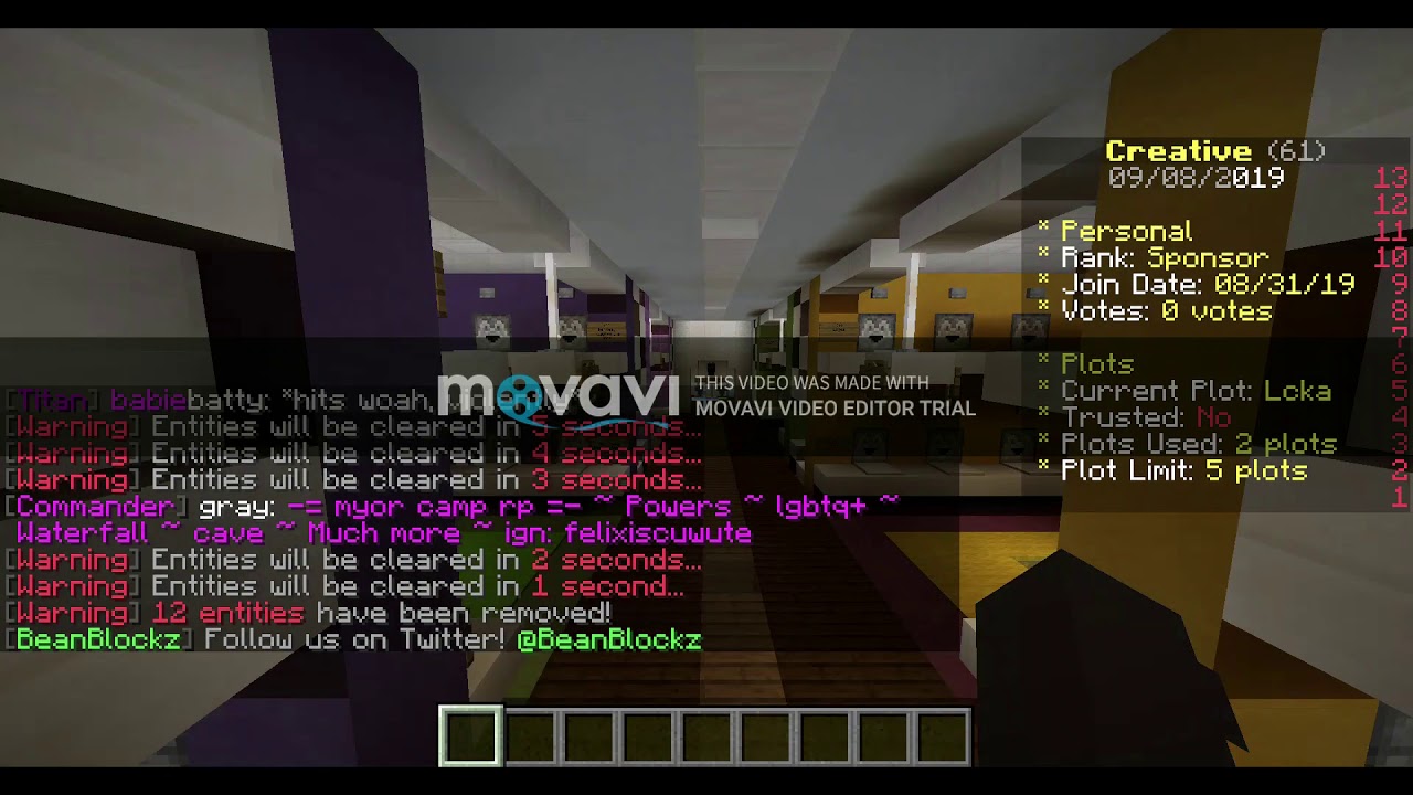 Basic Commands On BeanBlockz |Minecraft - YouTube