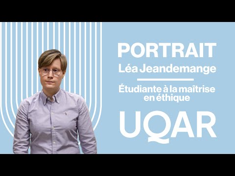 [Portraits de l'UQAR] Léa Jeandemange, étudiante à la maîtrise en éthique