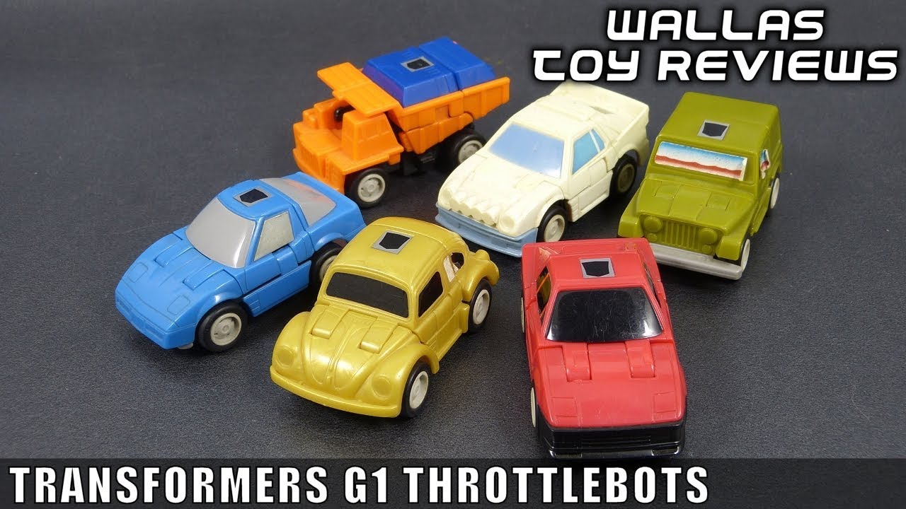 Retro Toy Review - Transformers Generation 1 THROTTLEBOTS - YouTube