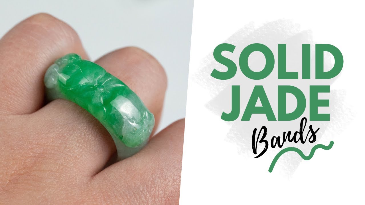 JADEITE JADE BANDS | Solid Jade Rings (no metal!) ft. Mason-Kay Jade ...