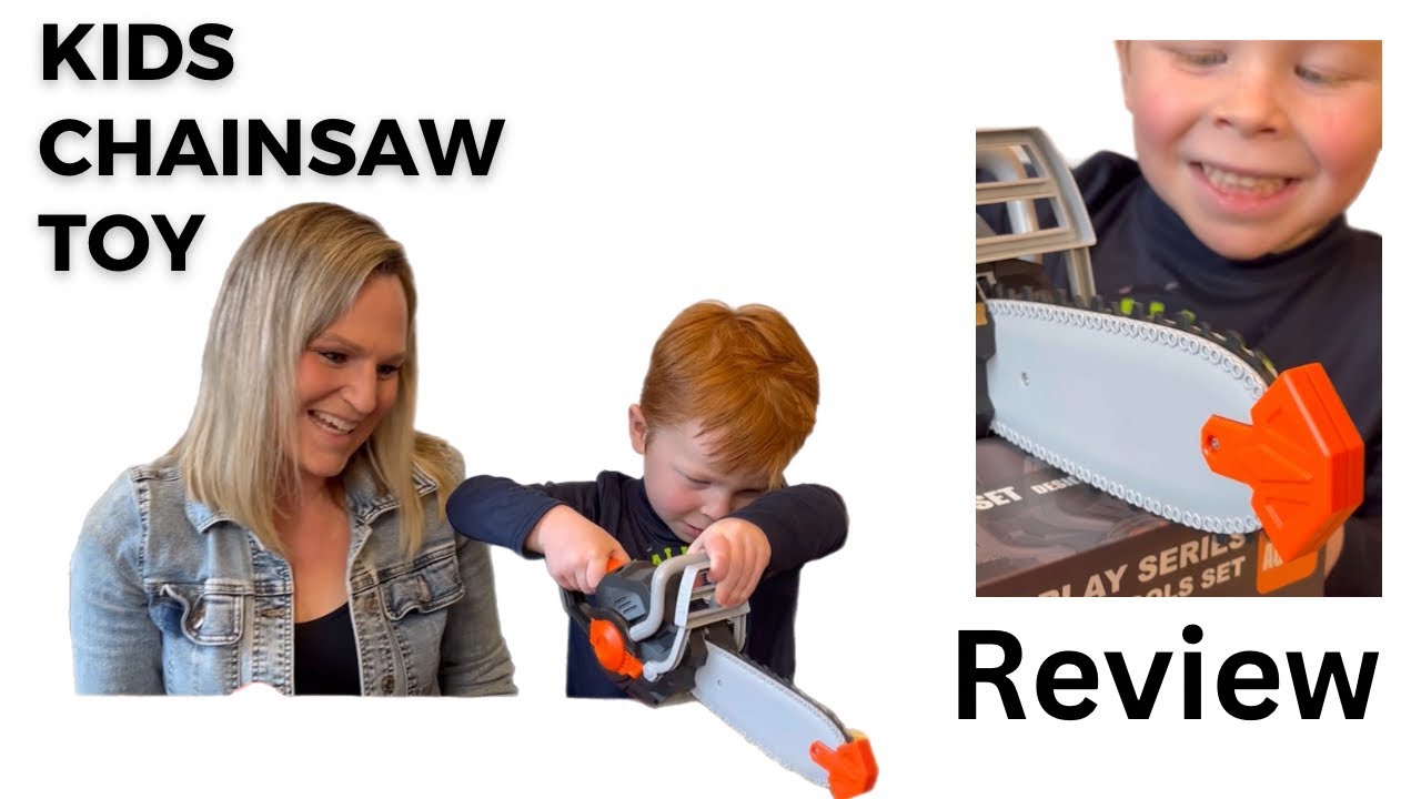 Toy chainsaw kids toy review and tool set like and subscribe! - YouTube