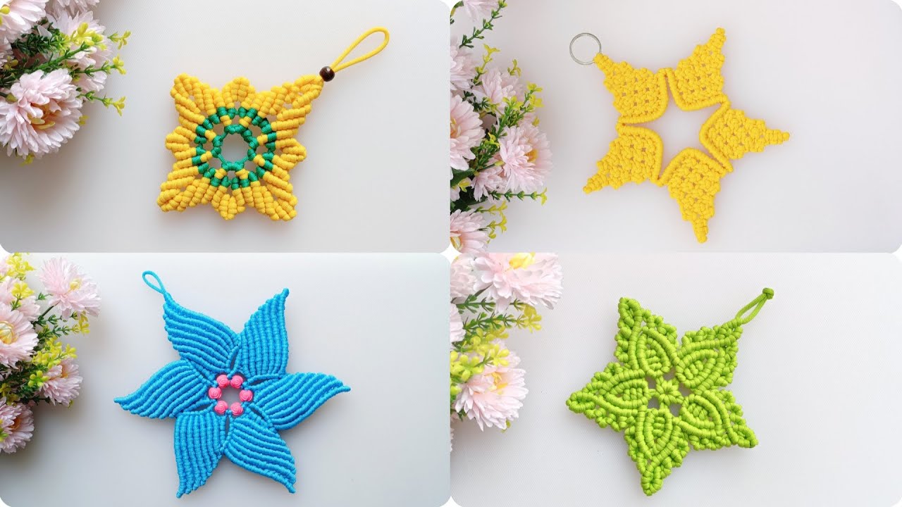Best Macrame Star for Christmas decoration | Macrame Star Tutorial ...