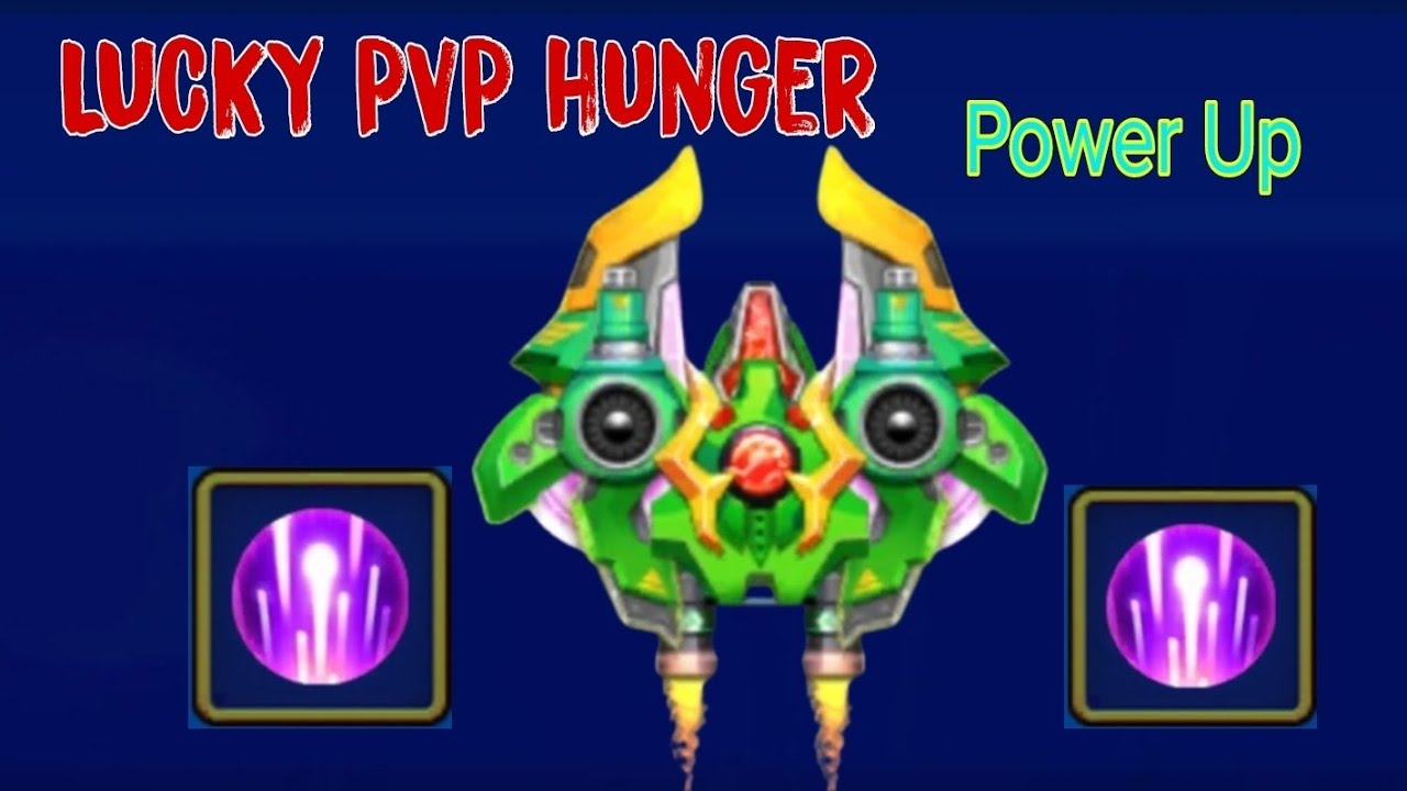Space shooter pvp Hunger mode - lucky math with Ceberus upgrade Power ...