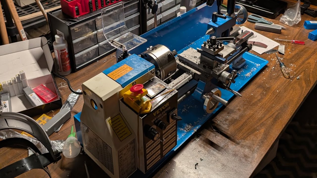 Tightening up tool rest on a Chinese mini lathe / vevor mini lathe ...