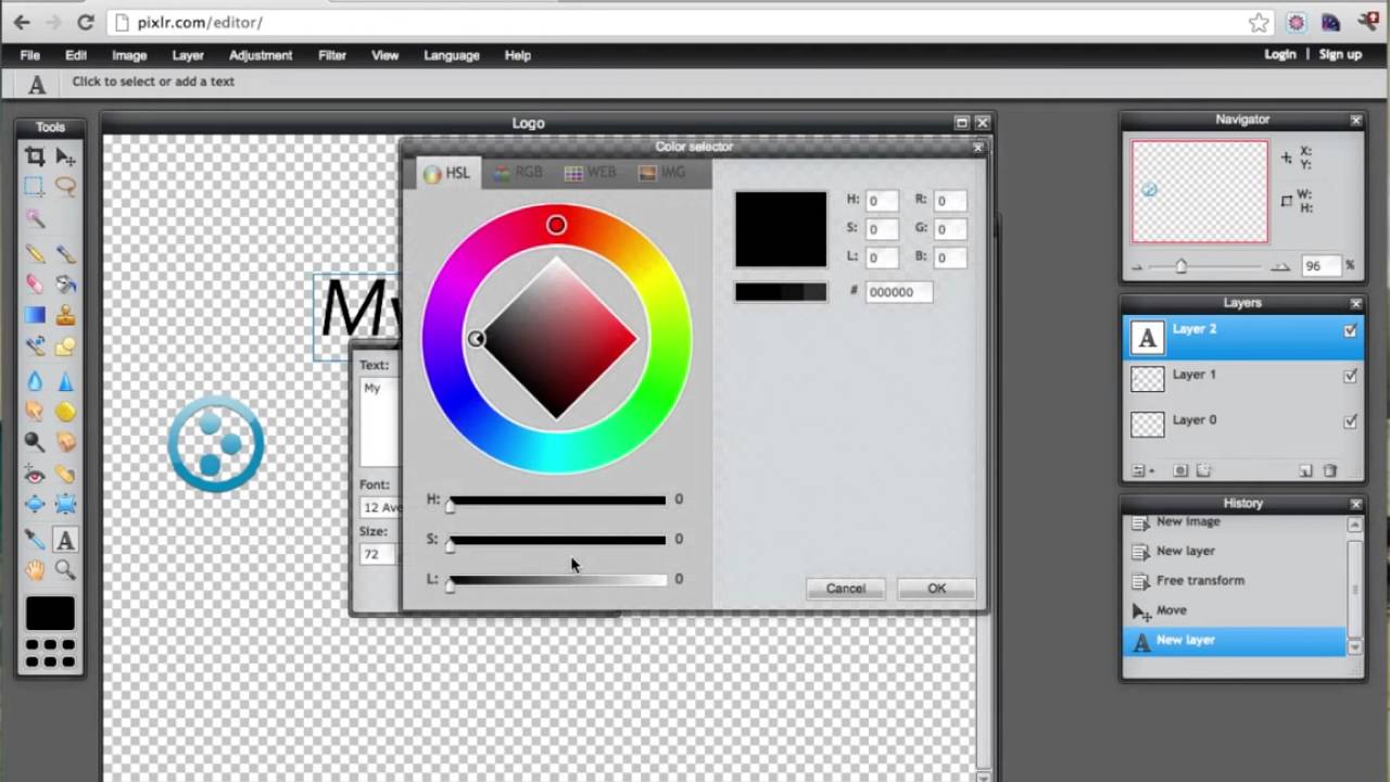 Create a Logo Without Photoshop FREE! - YouTube