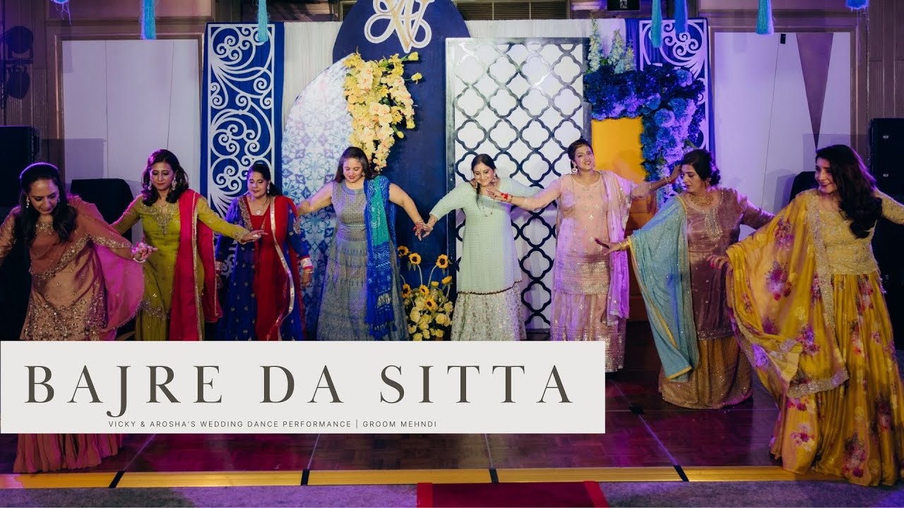 Bajre Da Sitta || Vicky & Arosha's Wedding Dance Performance | Groom ...