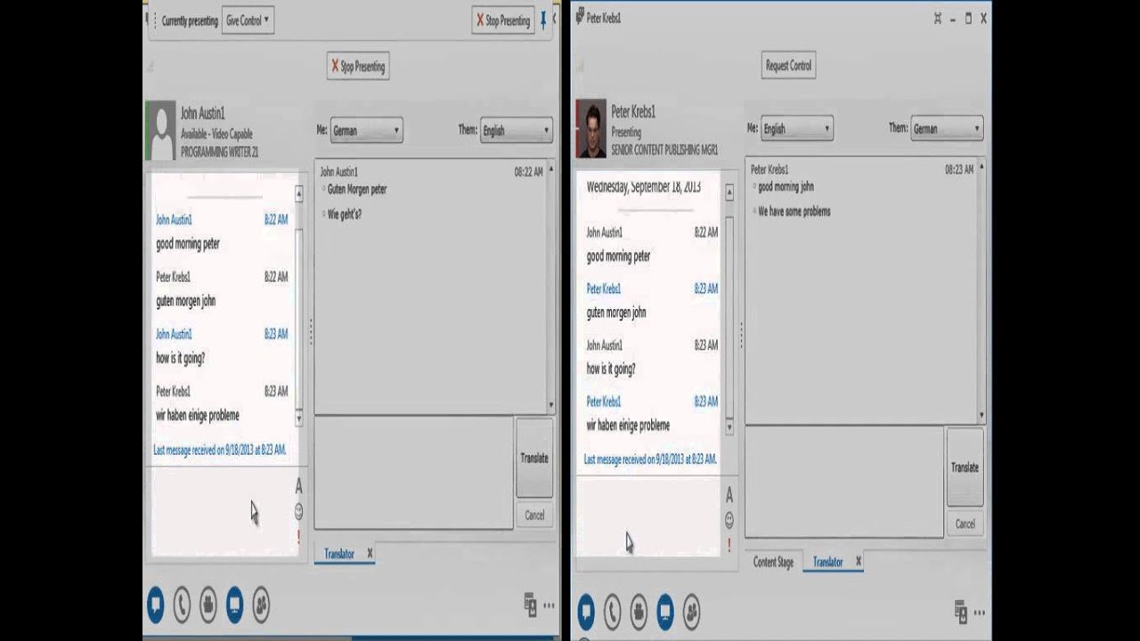 Lync 2013 Translate a conversation from one language to another in real ...