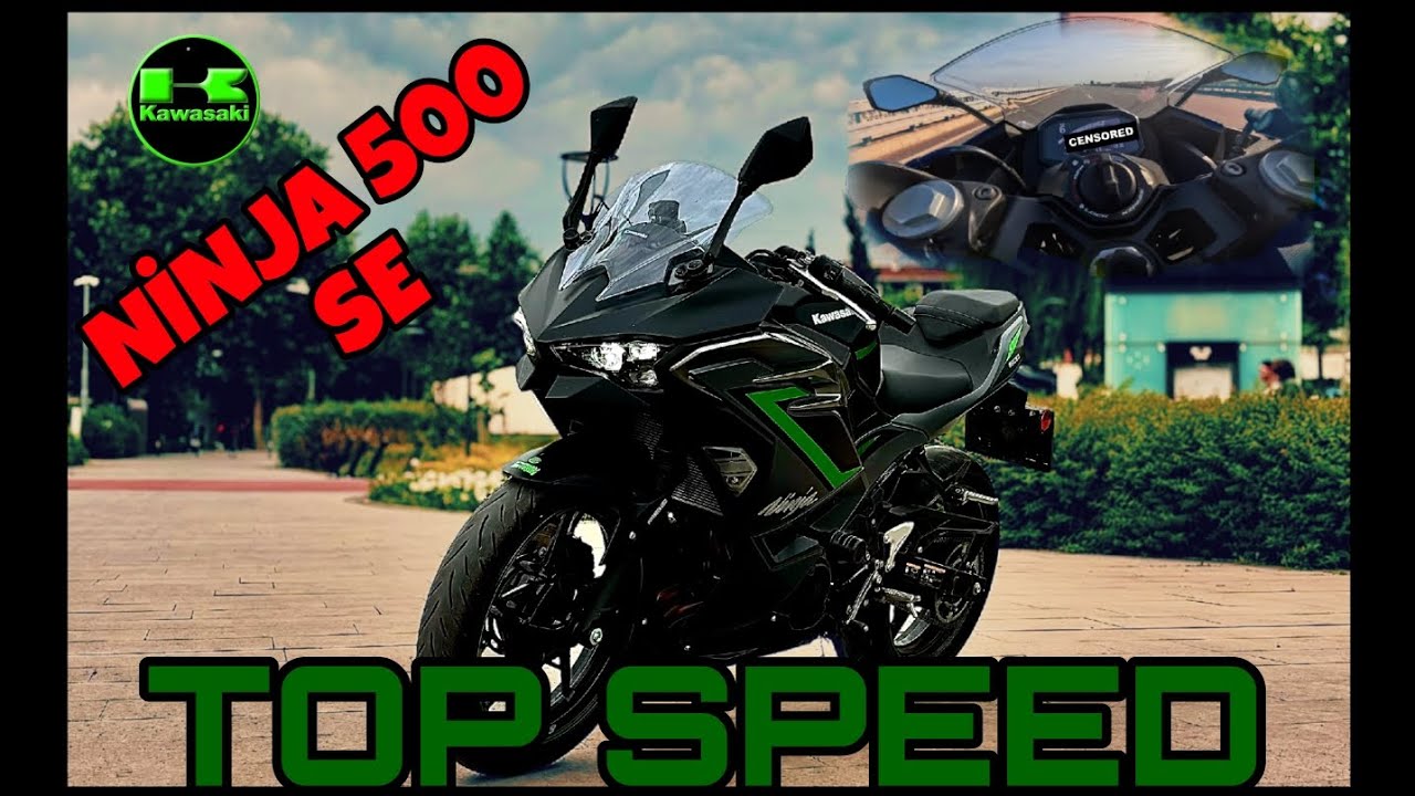KAWASAKİ NİNJA 500 TOP SPEED •|•MOTOVLOG - YouTube