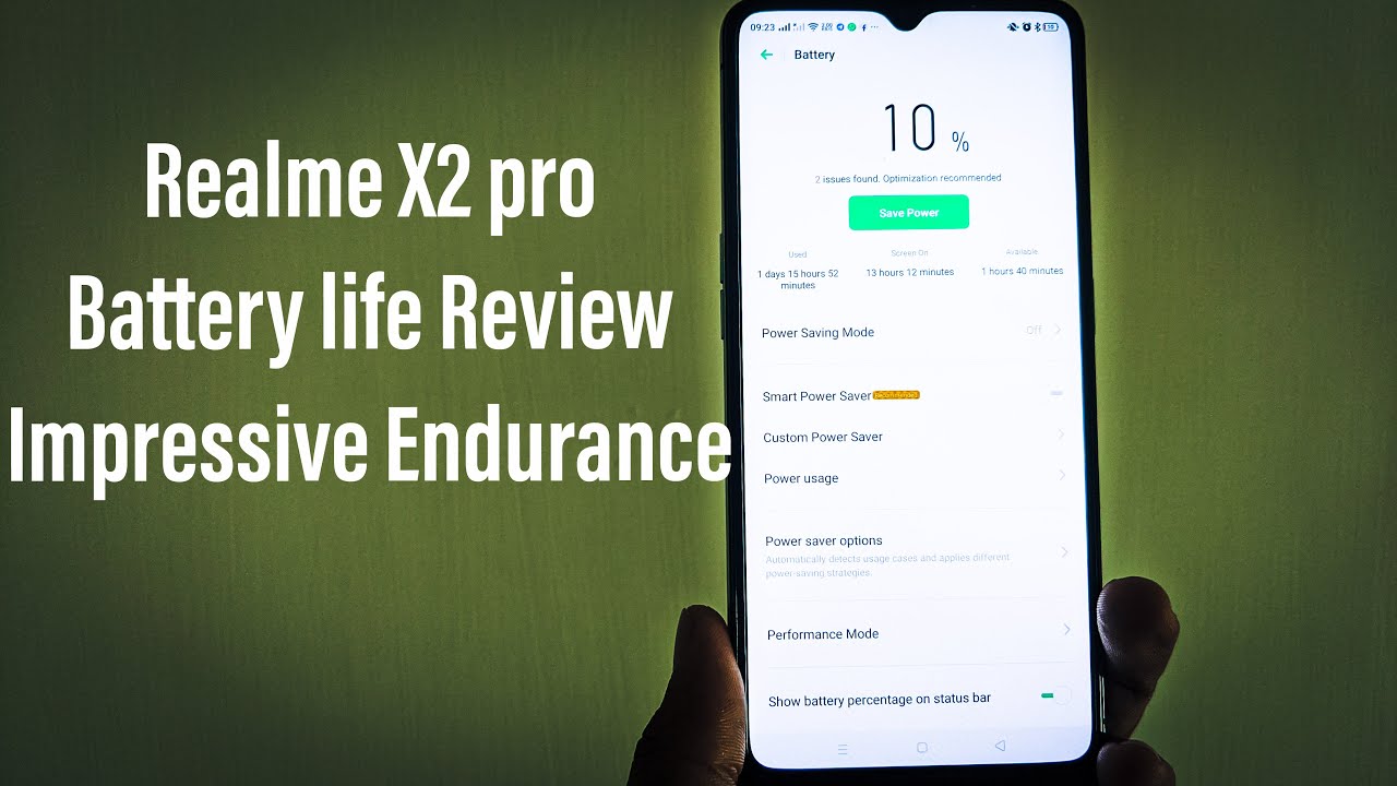 Realme X2 Pro Battery life Review : Impressive Endurance -90 hrtz ...