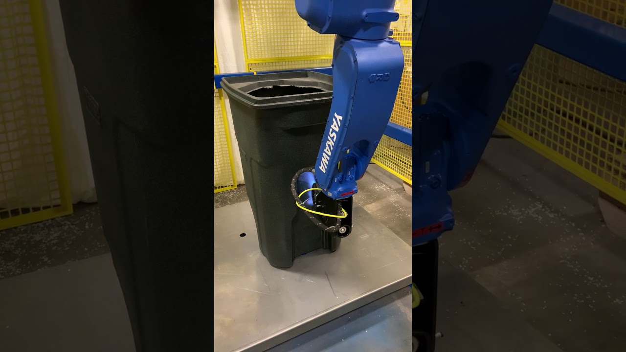 ROCK LAKE ROBOTICS, Flaming Cell, Trash Bin (horizontal motion) - YouTube