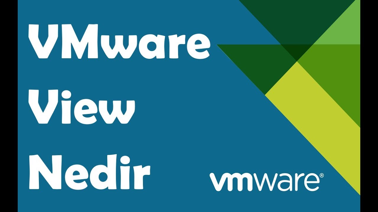 VMware View Nedir Nasıl Kullanılır - YouTube